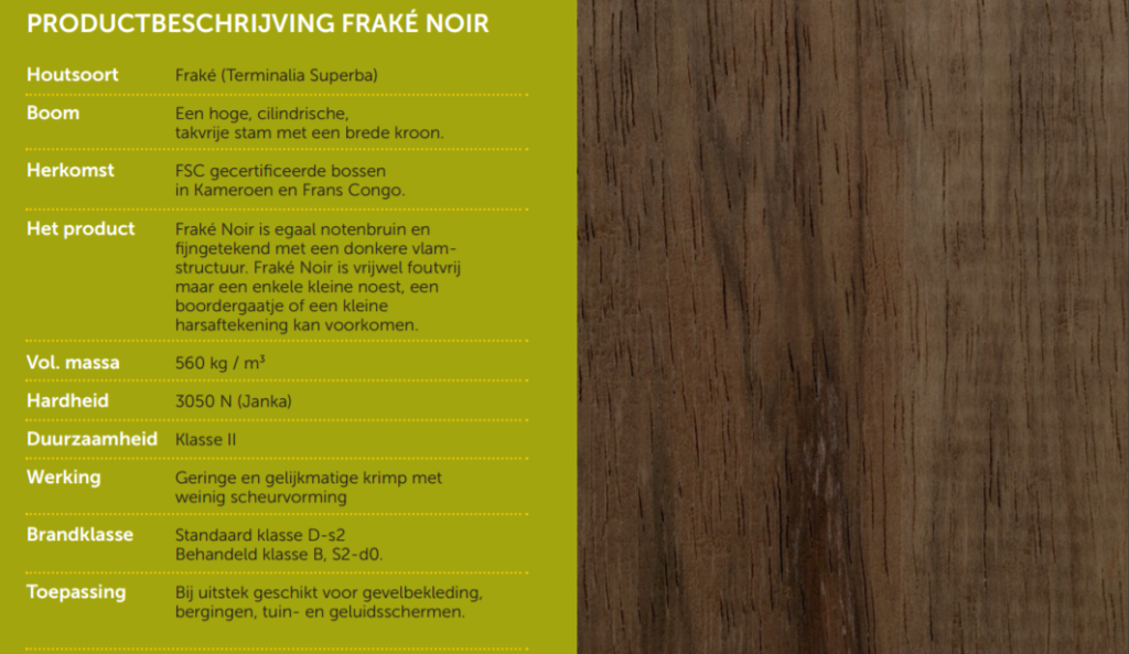 Houten gevels: Fraké Noir vs. Nobelwood - ArchitectenGilde uw architect ...
